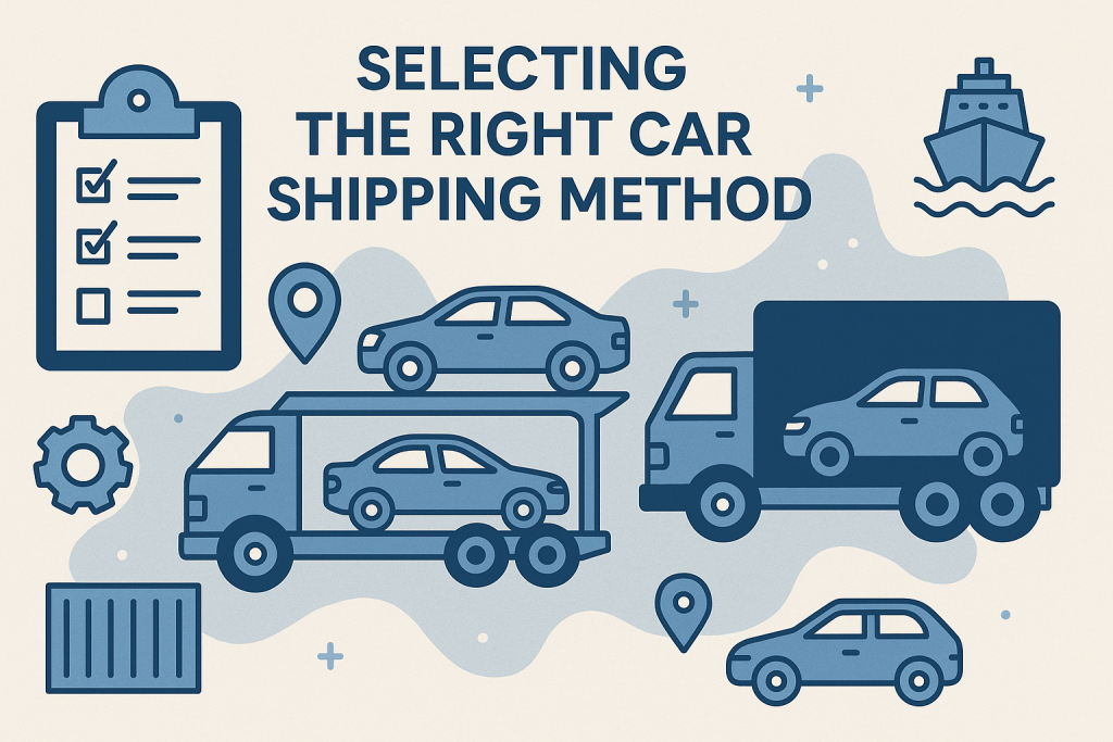 Selecting the Right Car Shipping Method - Guide (2025)